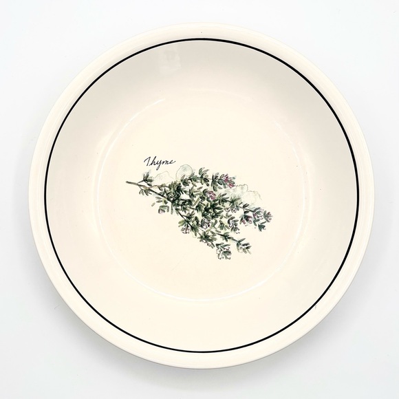 Williams Sonoma | Dining | Williams Sonoma Pasta Bowl Plate Thyme ...